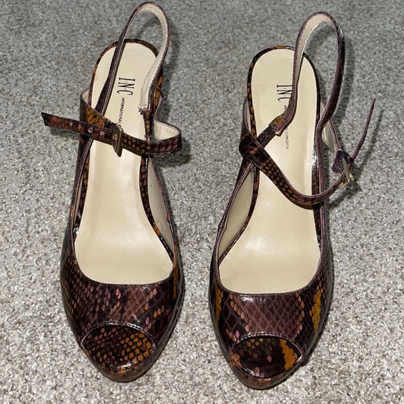 INC International Concepts | Shoes | Snake Heels | Poshmark